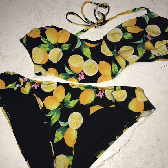 No Boundaries | Swim | Now Three Piece Lemon Suit | Poshmark